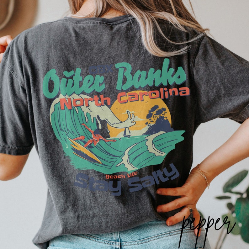 Outer Banks Tshirt Comfort Colors Preppy Clothes OBX Shirt - Etsy