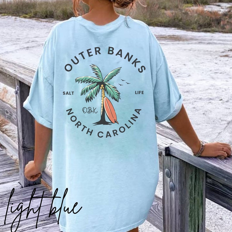 Outer Banks Tshirt Preppy Clothes Coconut Girl Tee Surf Shirt - Etsy