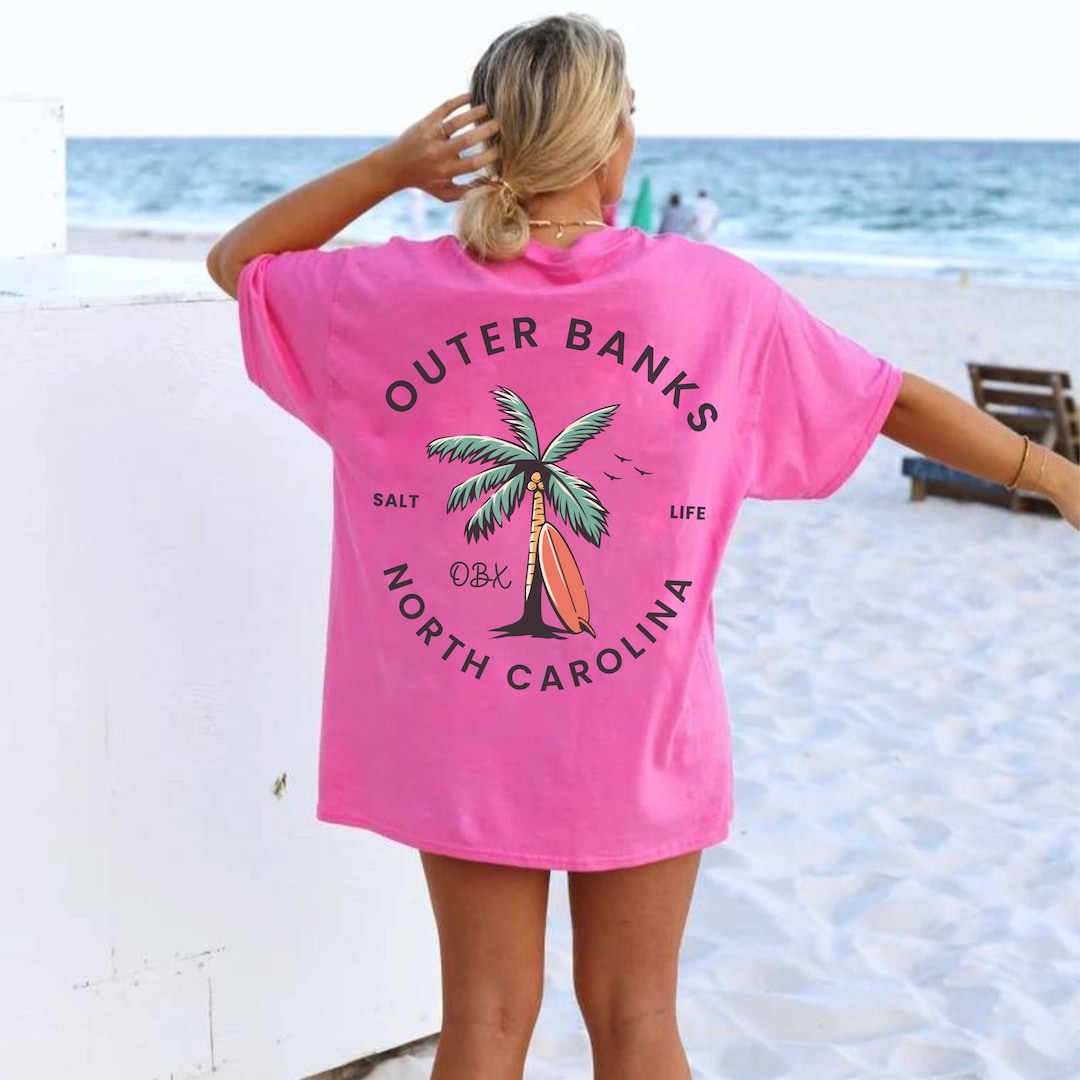Outer Banks Tshirt Preppy Clothes Coconut Girl Tee Surf Shirt Beachy ...