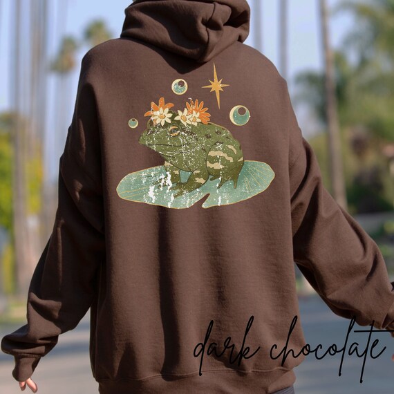 Cottagecore Frog Hoodie Mystic Frog Shirt Goblincore - Etsy