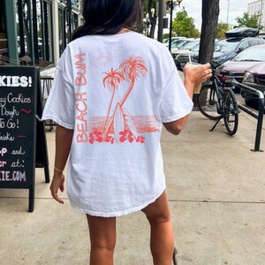 Beach Bum Shirt Summer Tee Beachy Shirts Trendy TS Coconut Girl Clothes ...
