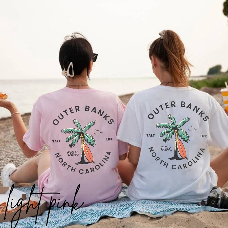 Outer Banks Tshirt Preppy Clothes Coconut Girl Tee Surf Shirt - Etsy