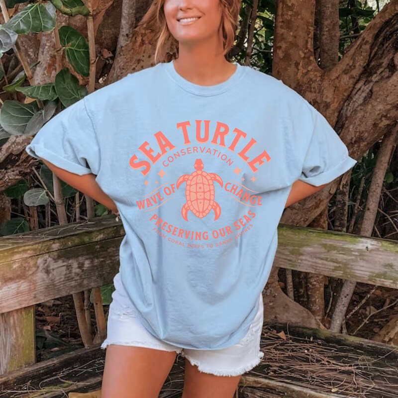 Sea Turtle Tshirt - Etsy