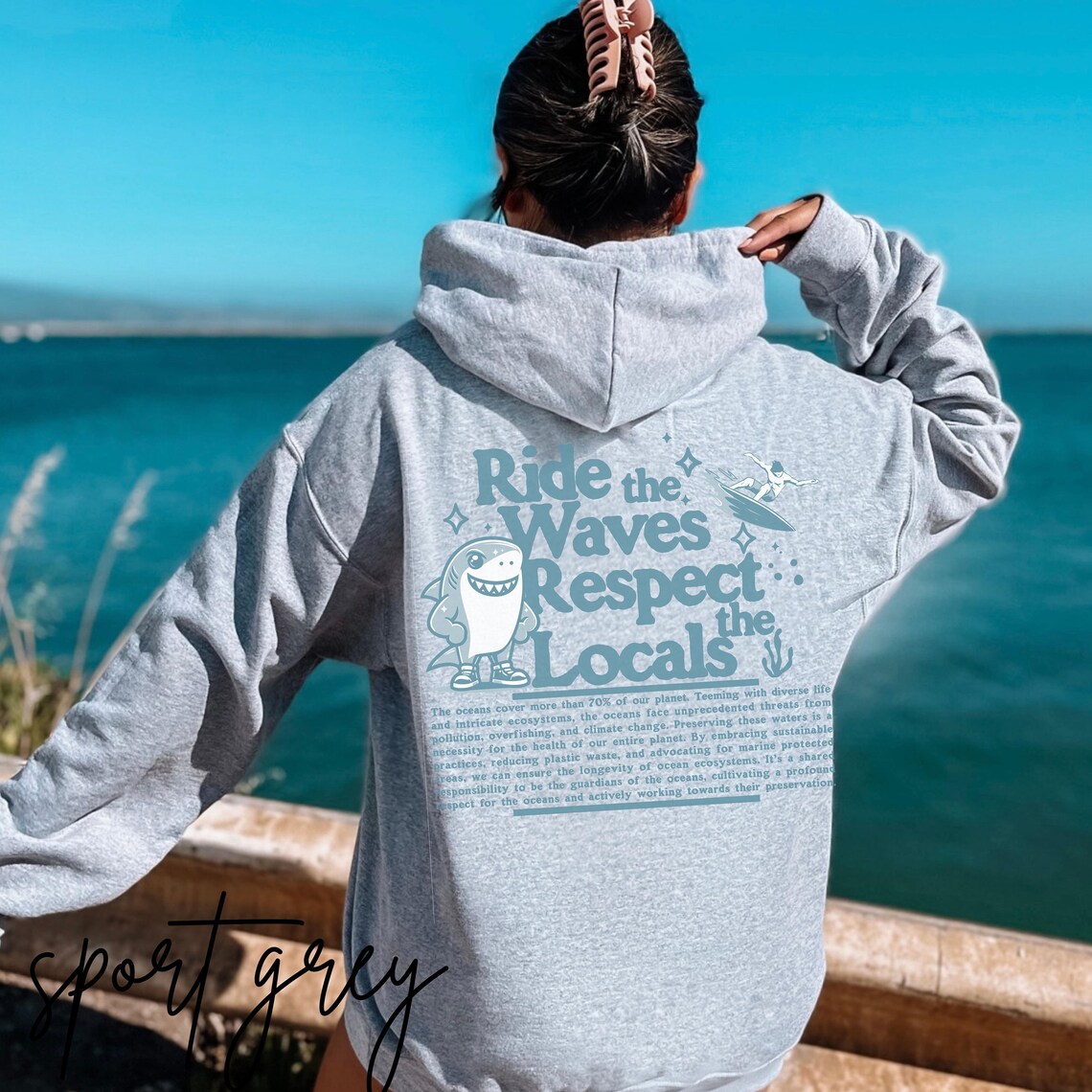 Respect the Locals Beachy Hoodies VSCO Hoodie Preppy Clothes Save Our ...