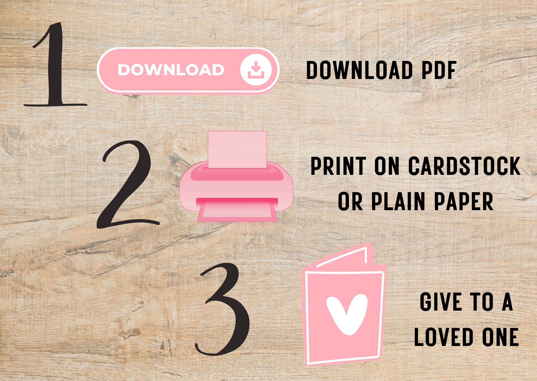 Mother's Day Card, Custom Printable Card, Mom, Unique, Digital Download ...