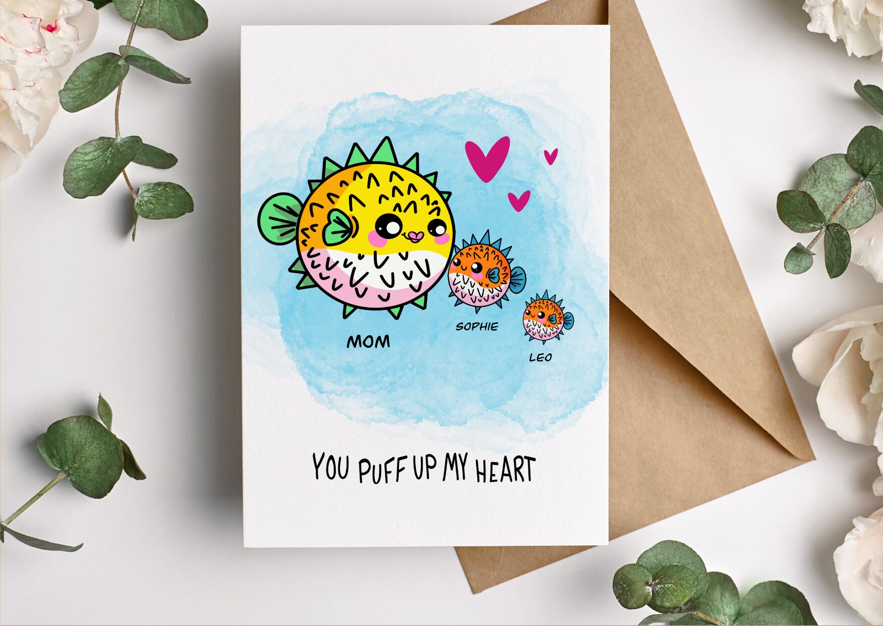 Mother's Day Card, Custom Printable Card, Mom, Unique, Digital Download ...