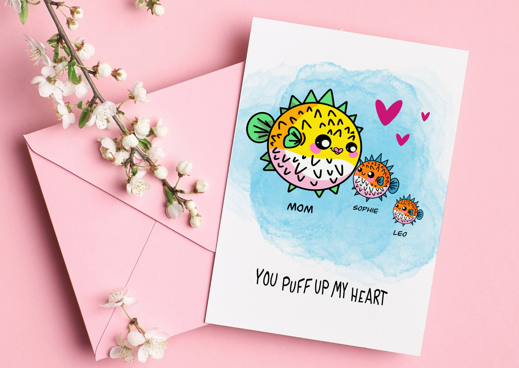 Mother's Day Card, Custom Printable Card, Mom, Unique, Digital Download ...