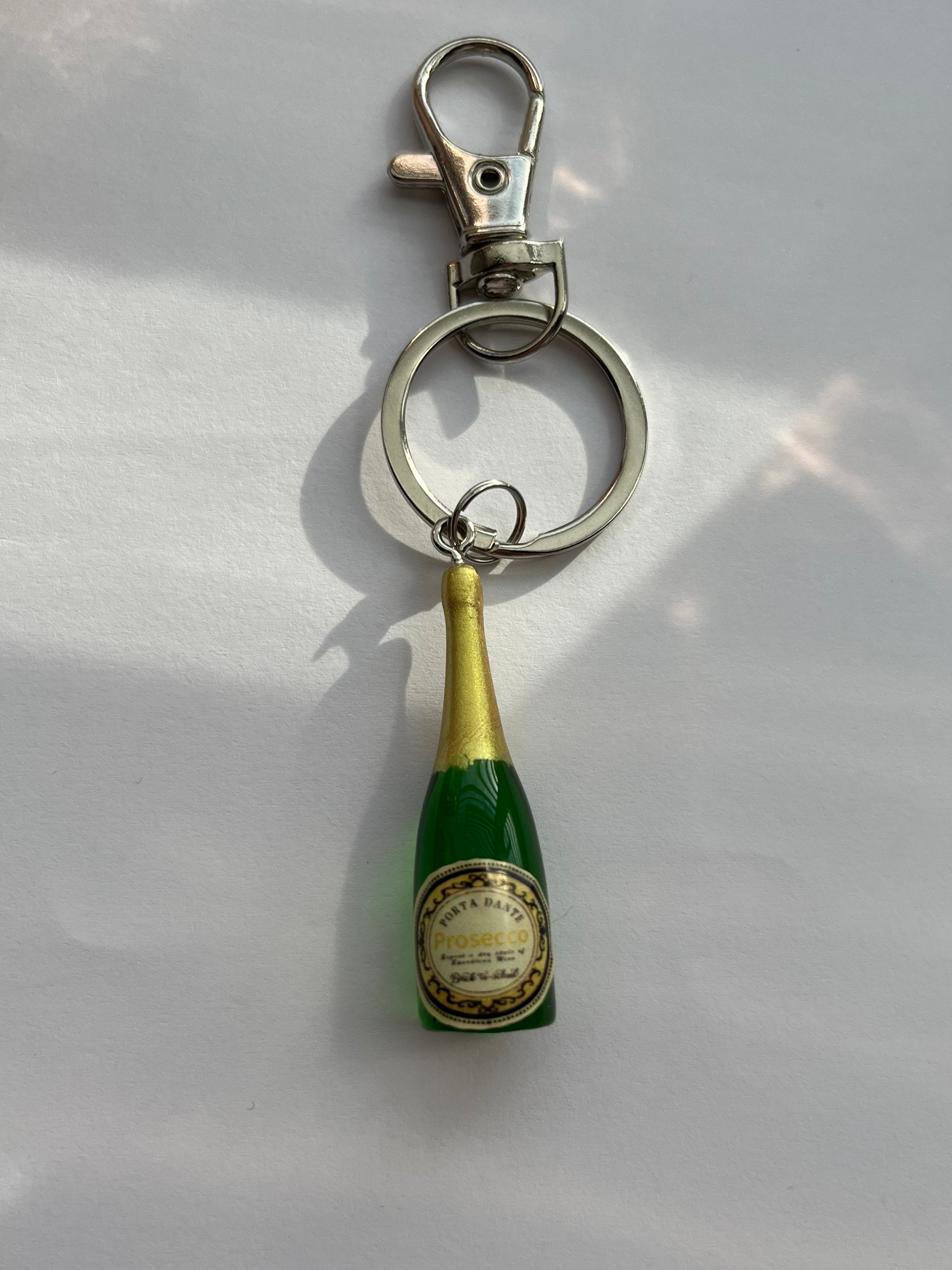 Mini Alcohol Bottle Keyring - Etsy UK