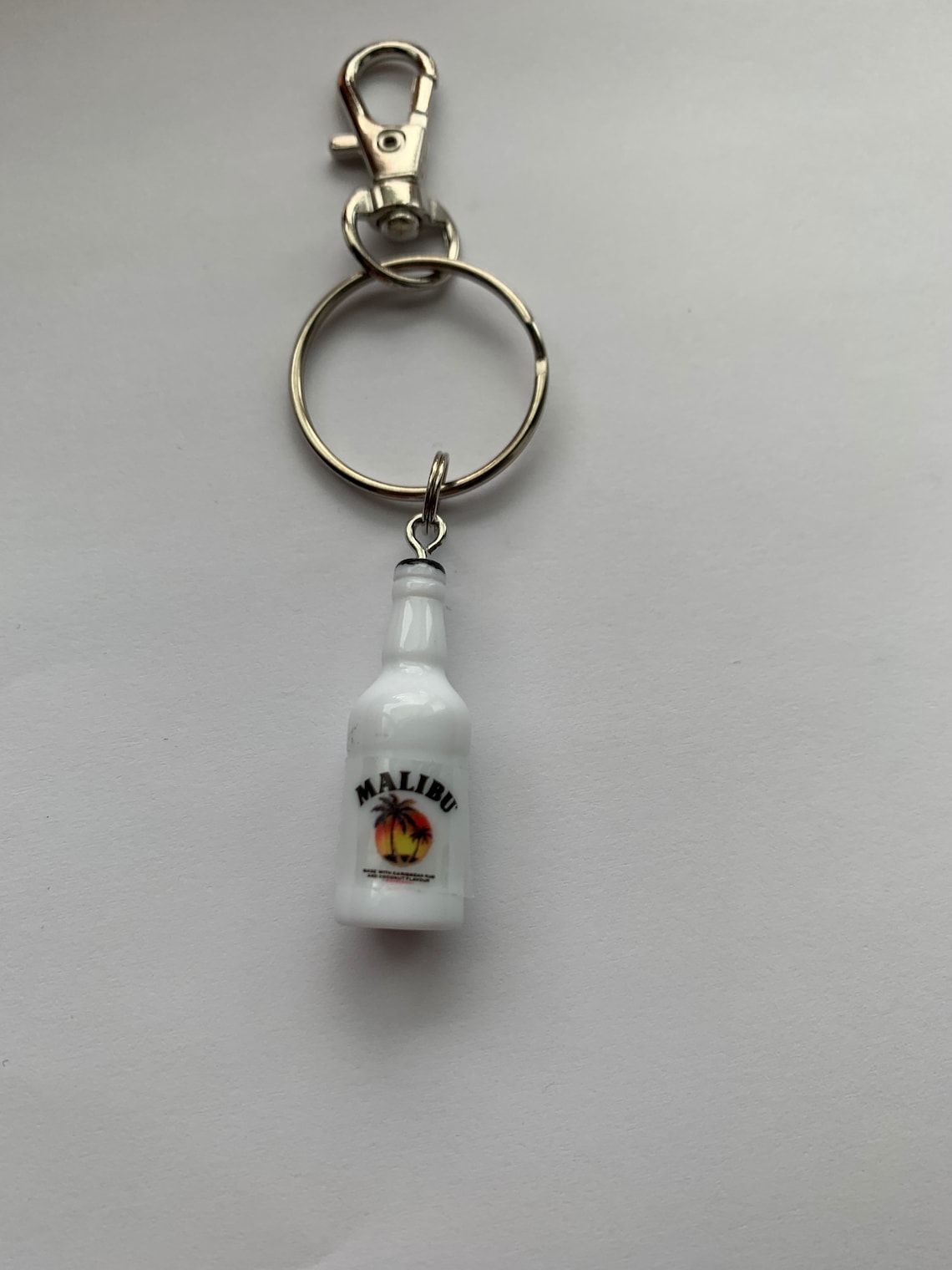 Mini Alcohol Bottle Keyring - Etsy UK