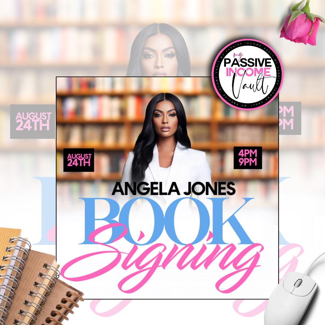 Book Signing Flyer Template for Authors - Canva Social Media Flyer ...