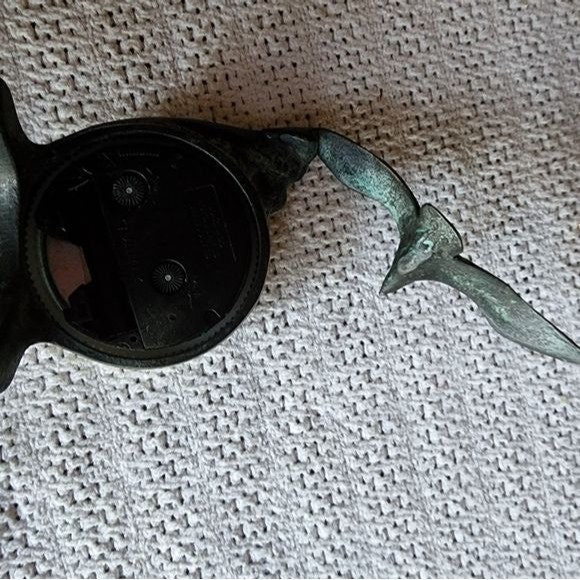 Pewter Green Solid Seagull Quartz Shelf Clock 7 X 3 - Etsy