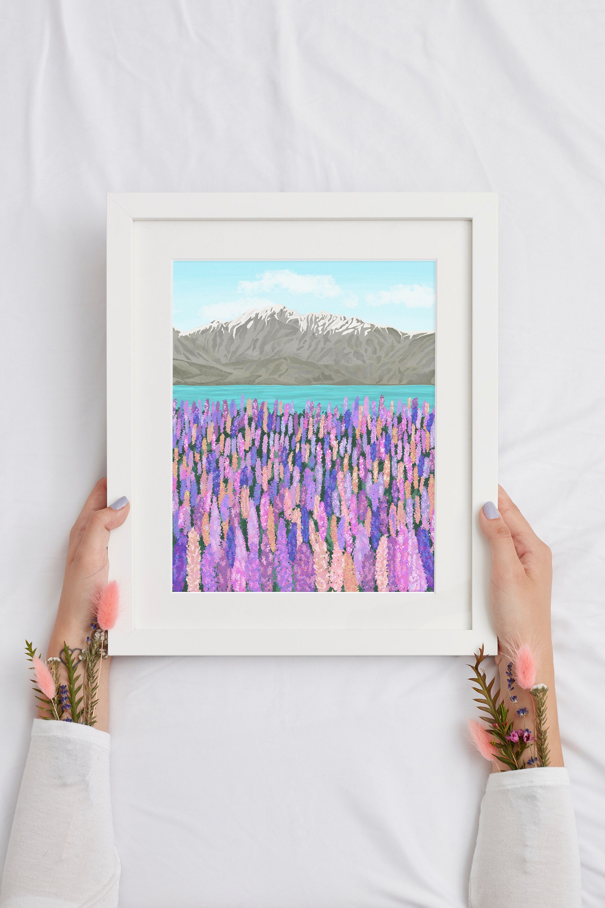 Lake Tekapo Art Print New Zealand Print Lake Tekapo Poster - Etsy