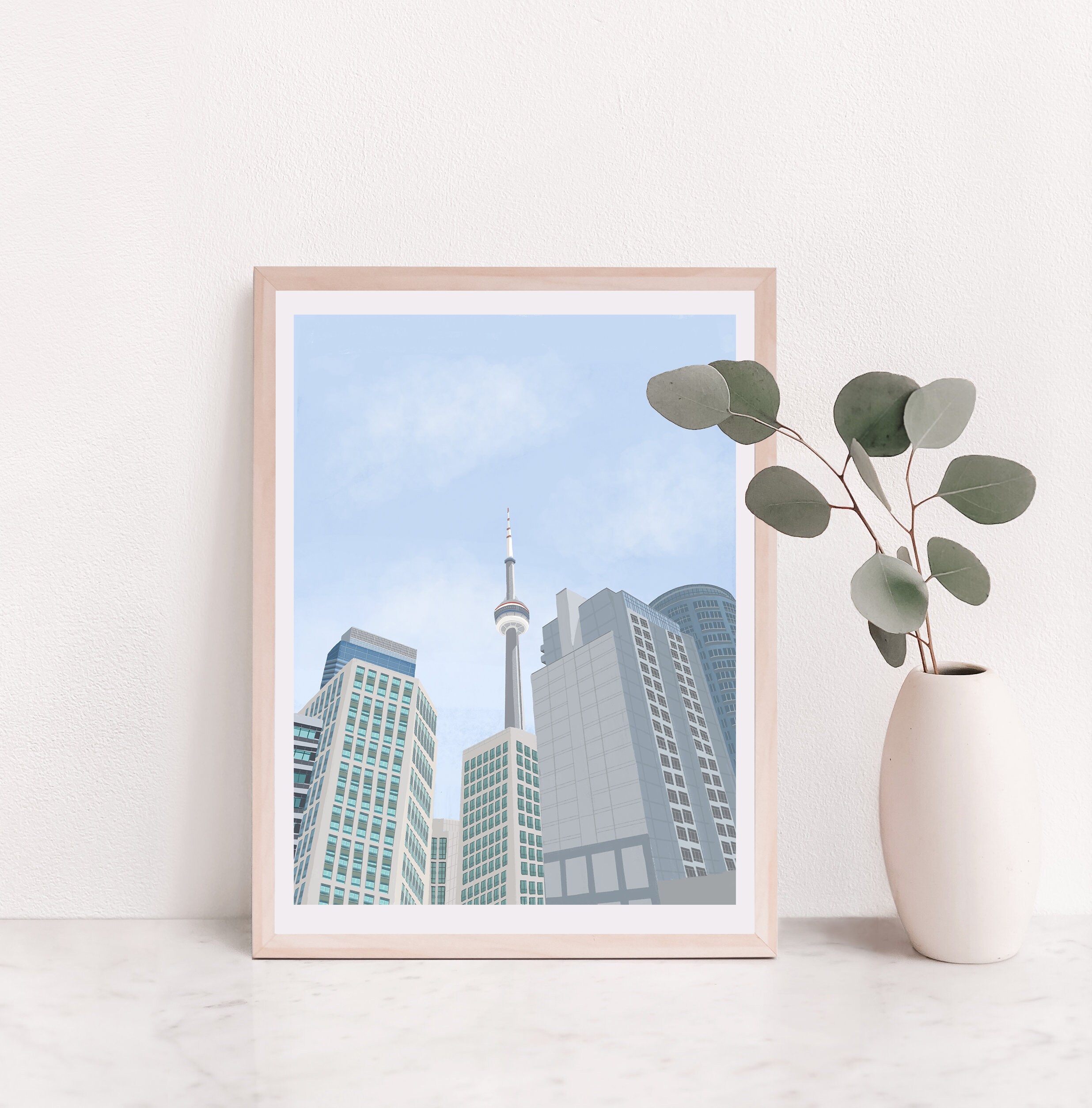 Toronto CN Tower CN Tower Print Toronto Prints Toronto Wall | Etsy