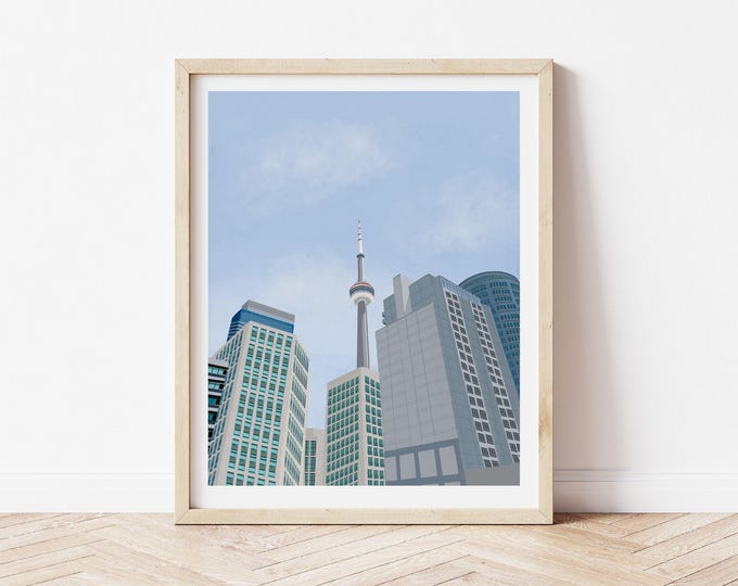 Toronto Skyline/ Fine Art Print/ Toronto Painting/ Toronto Art/ Wall ...