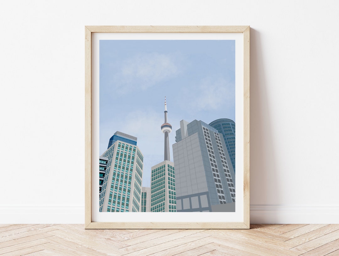 Toronto CN Tower, CN Tower Print, Toronto Prints, Toronto Wall Art ...