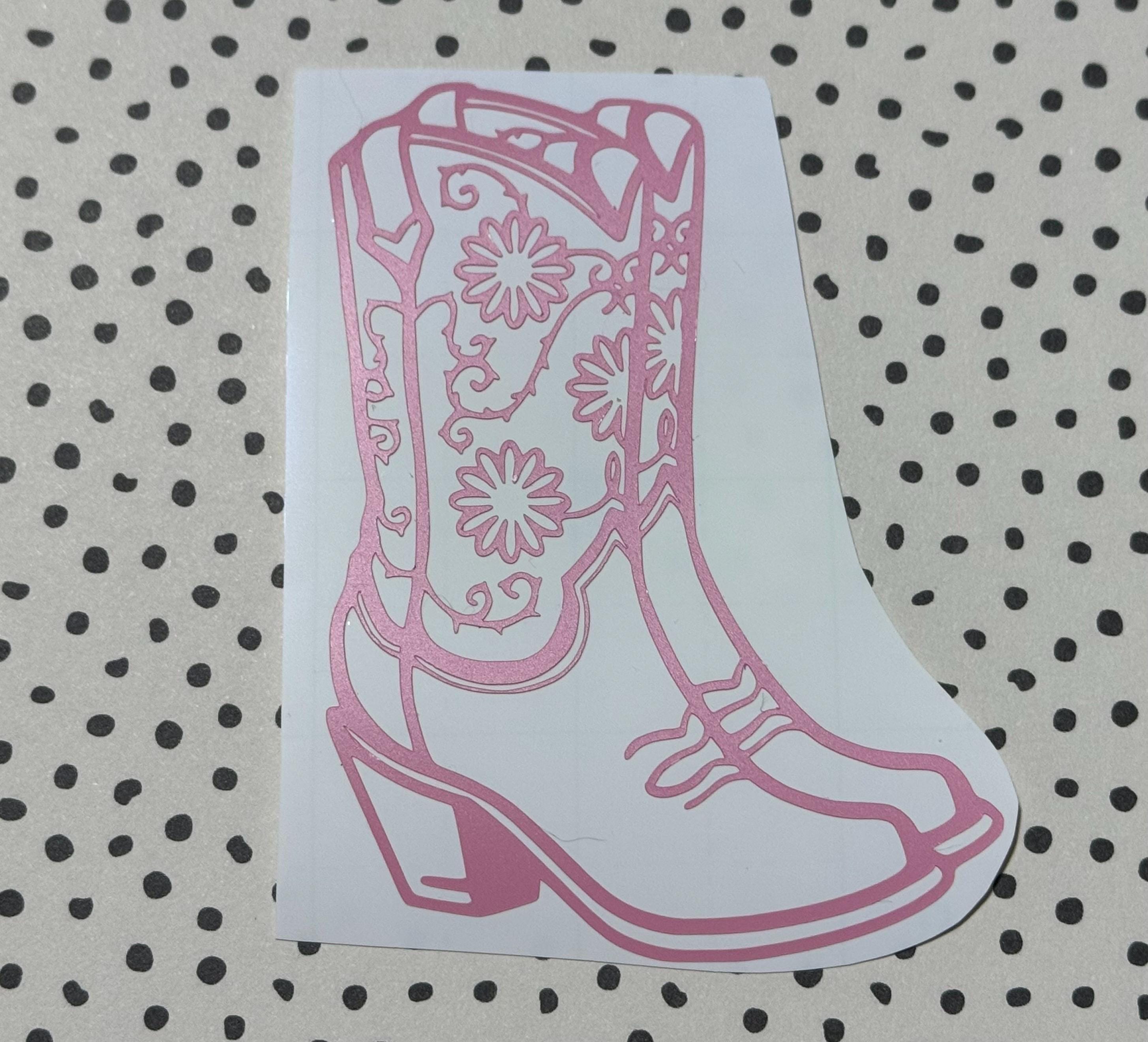 Cowgirl Boots Decal - Etsy