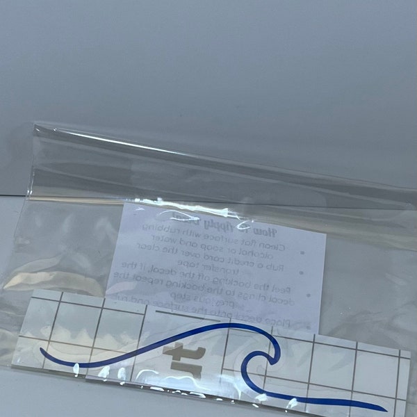 Blue Wave Decal - Etsy