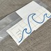 Blue Wave Decal - Etsy
