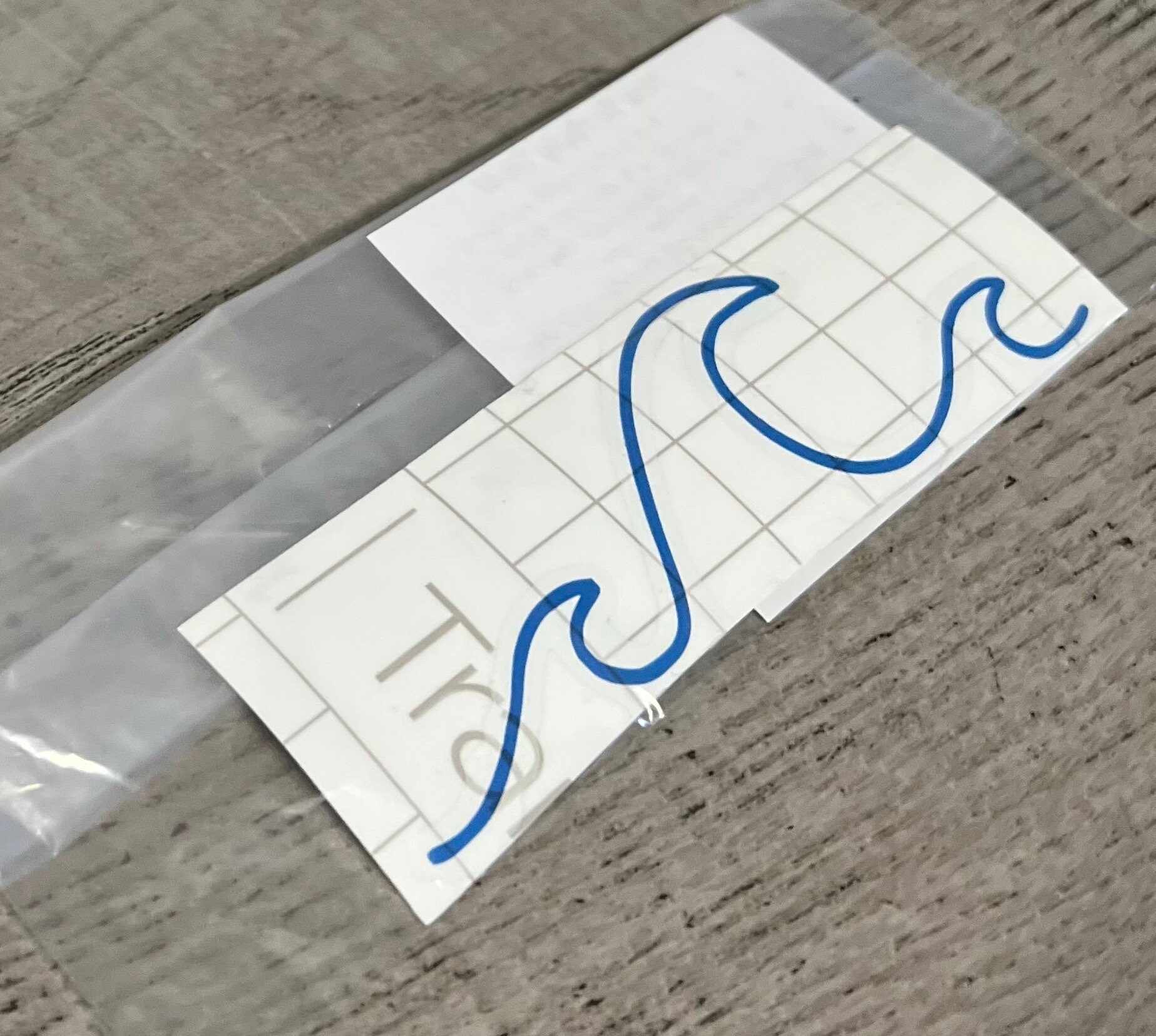 Blue Wave Decal - Etsy