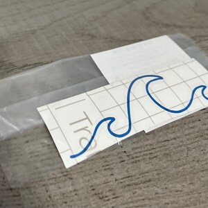 Blue Wave Decal - Etsy