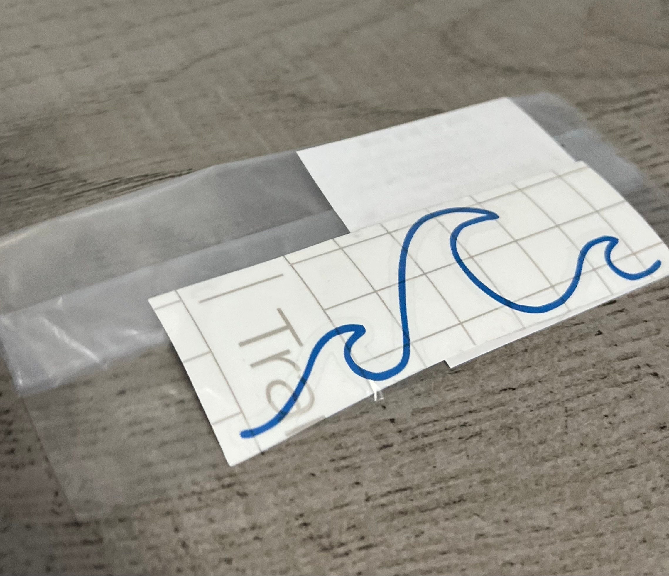 Blue Wave Decal - Etsy