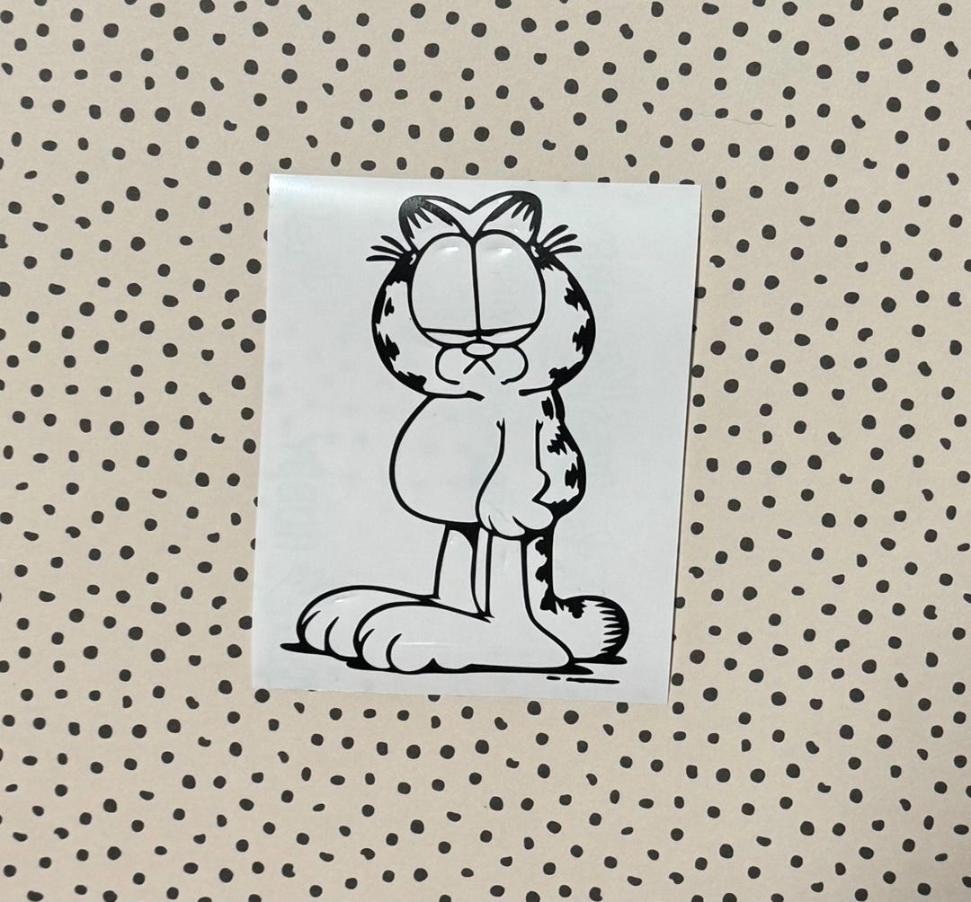 Garfield Decal - Etsy