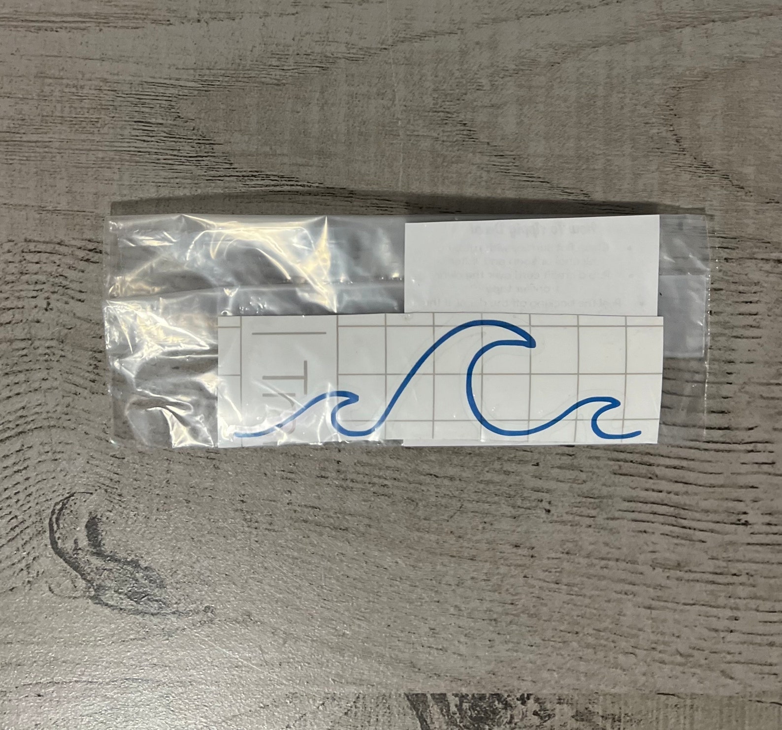 Blue Wave Decal - Etsy