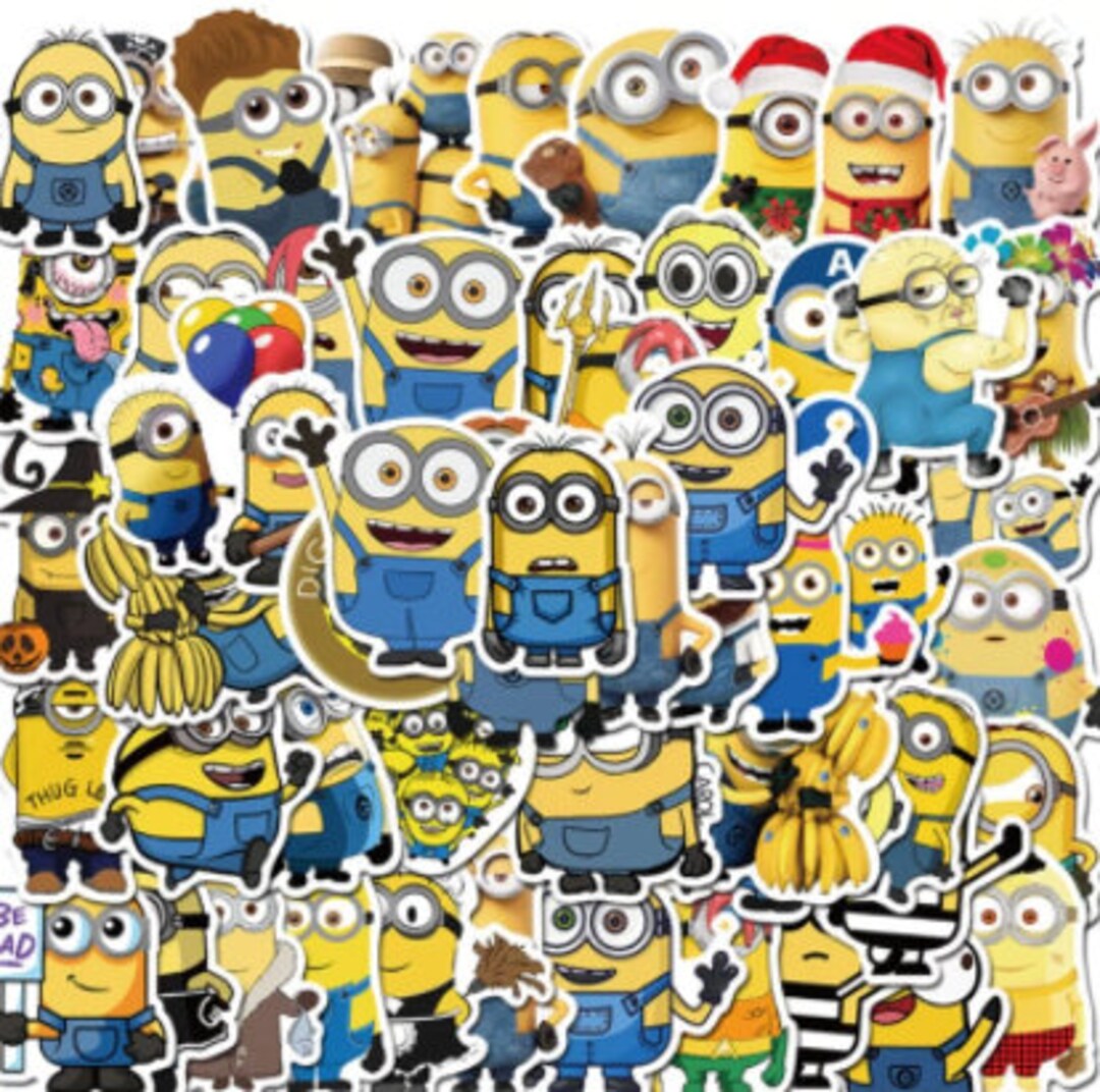 Lot of Little Minion Stickers Small Stickers - Etsy