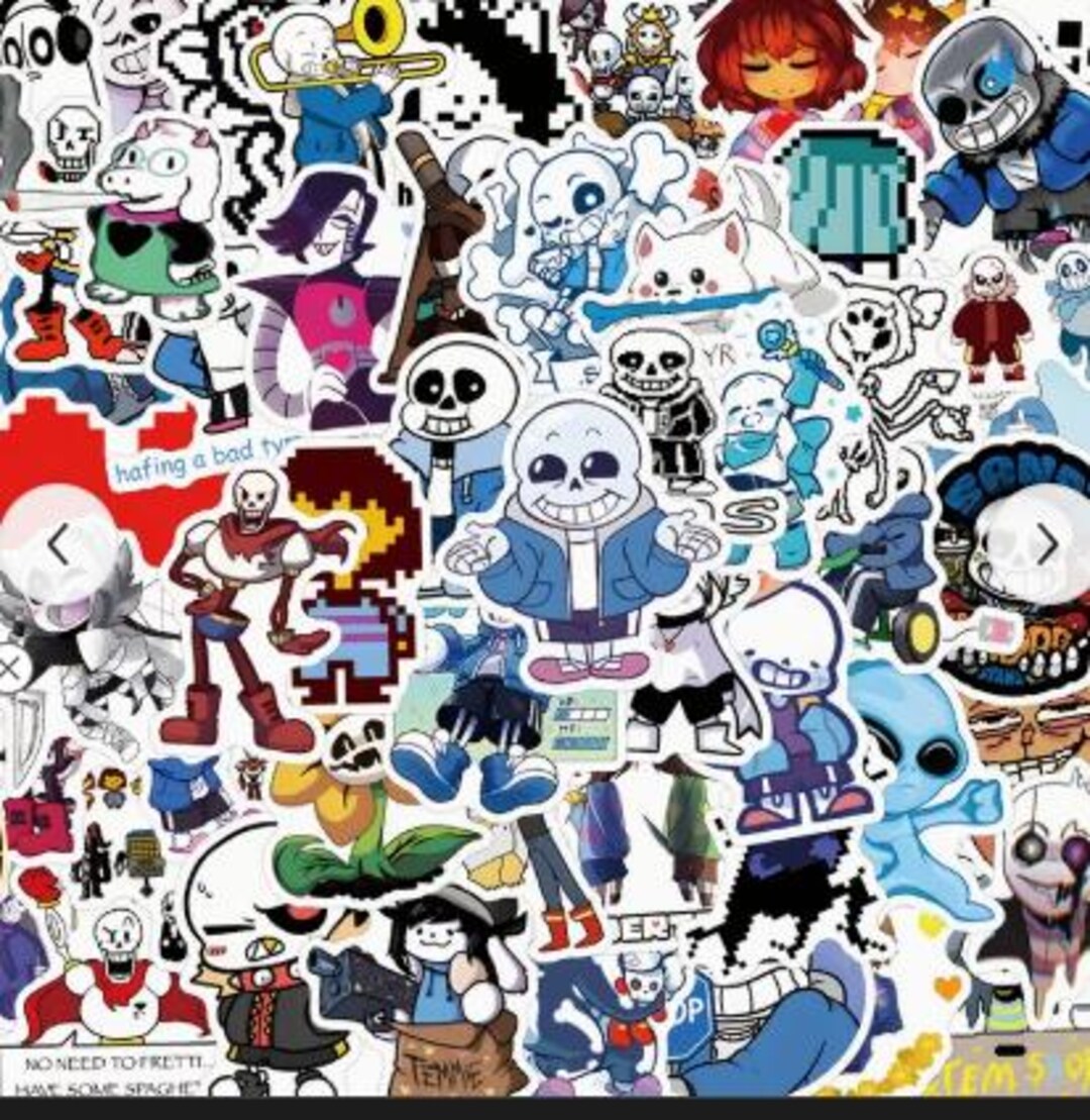 Lot of Undertale Under Tale Stickers - Etsy