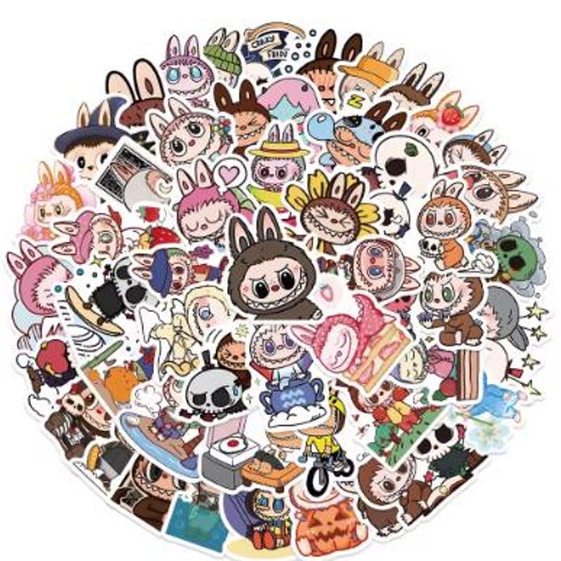 Labubu sticker 100 pack - Etsy.de