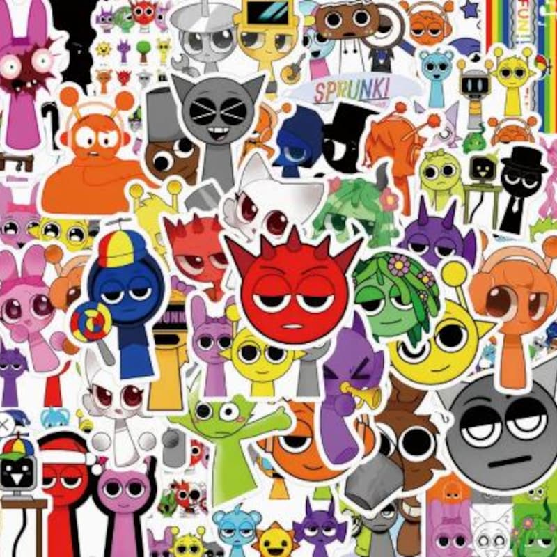 Sprunki Sticker - Etsy