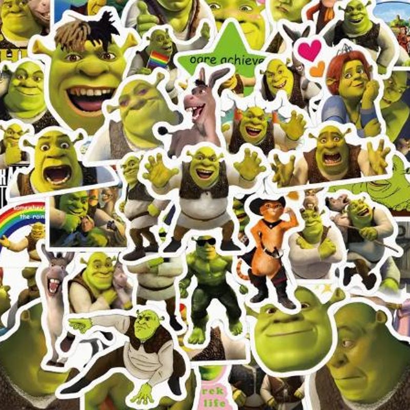 Shrek Stickers - Etsy