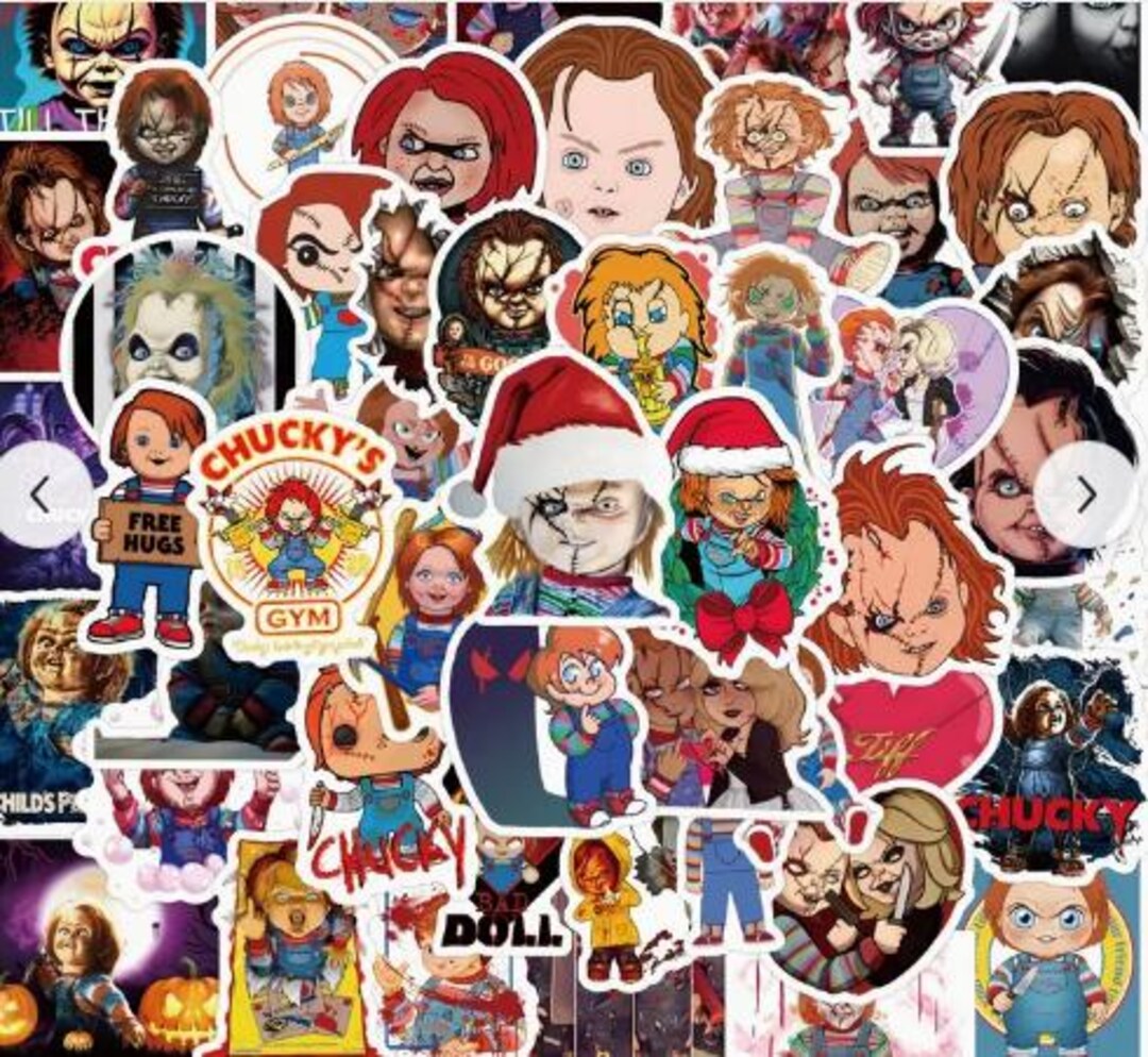 Lot of Chucky Child's Play Stickers - Etsy
