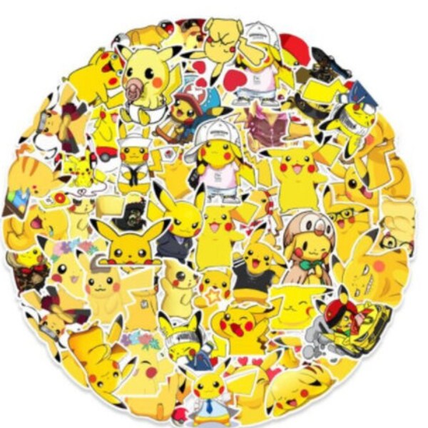 Pikachu Sticker - Etsy