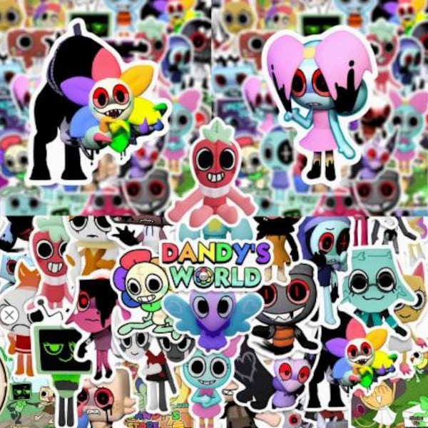 Dandy World Stickers - Etsy