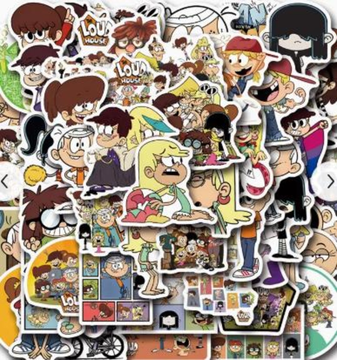 Lot of the Loud House Stickers - Etsy