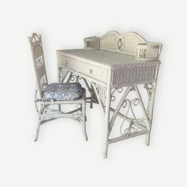 Wicker Vanity - Etsy