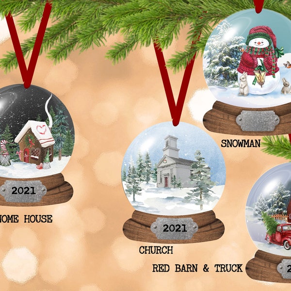 Snow Globe Christmas - Etsy