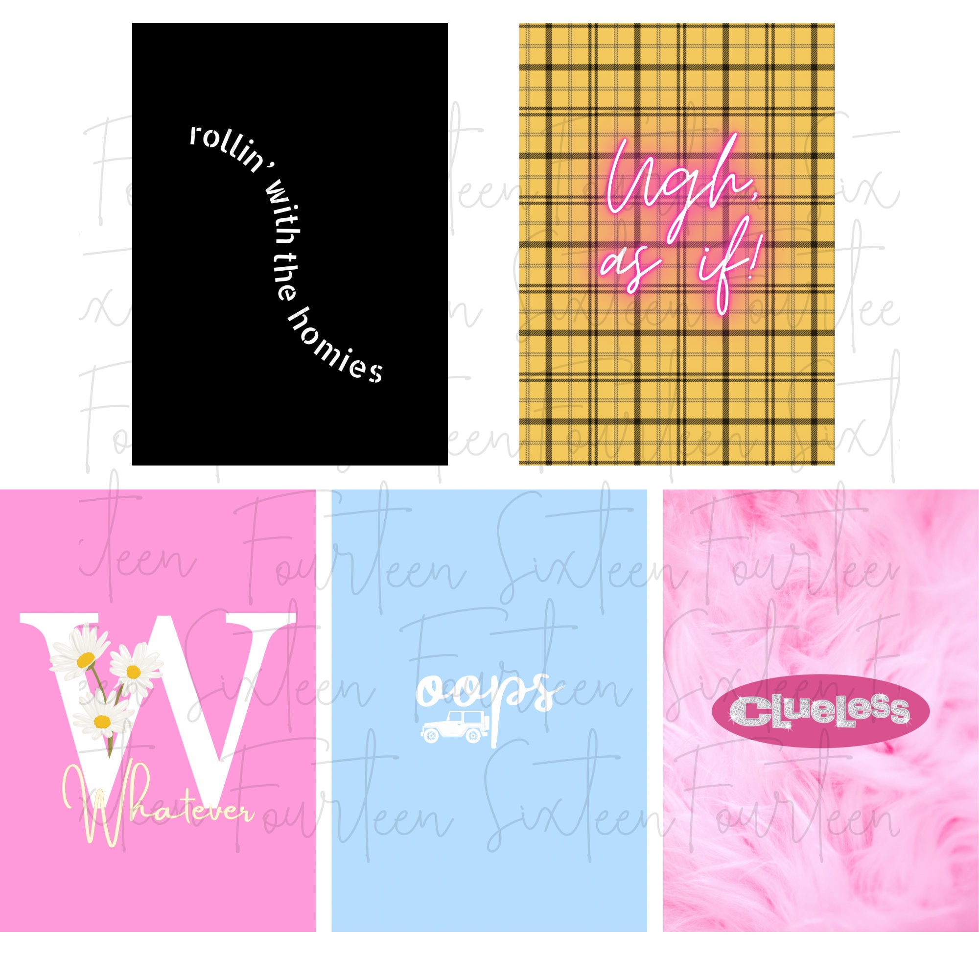 Clueless Inspired Images Digital Downloads JPEG 15 images on each file ...