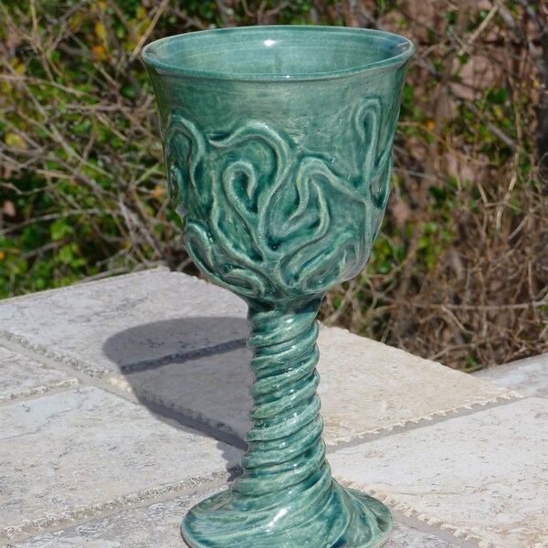 Ceramic Goblet - Etsy