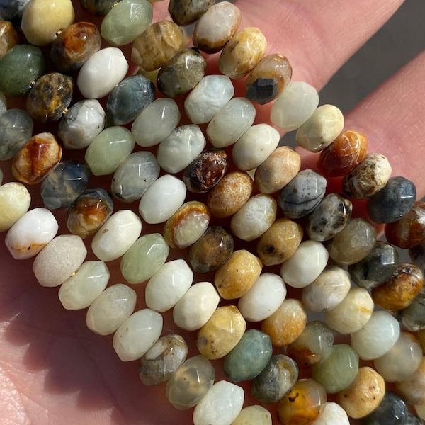 Jade Flower Beads - Etsy