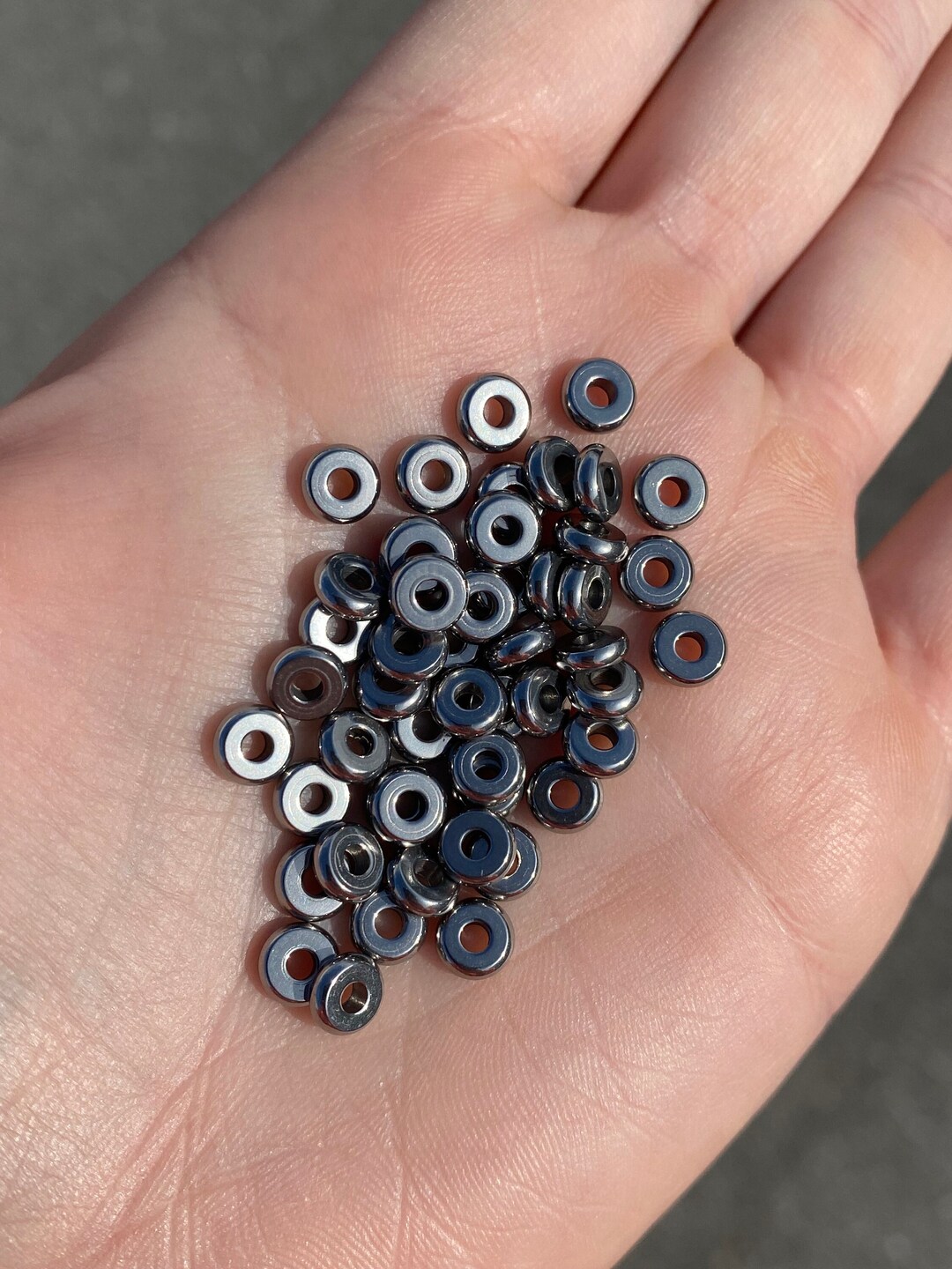 2mm X 6mm Stainless Steel Disk Spacer Beads - Findings - Hole 2mm - Etsy