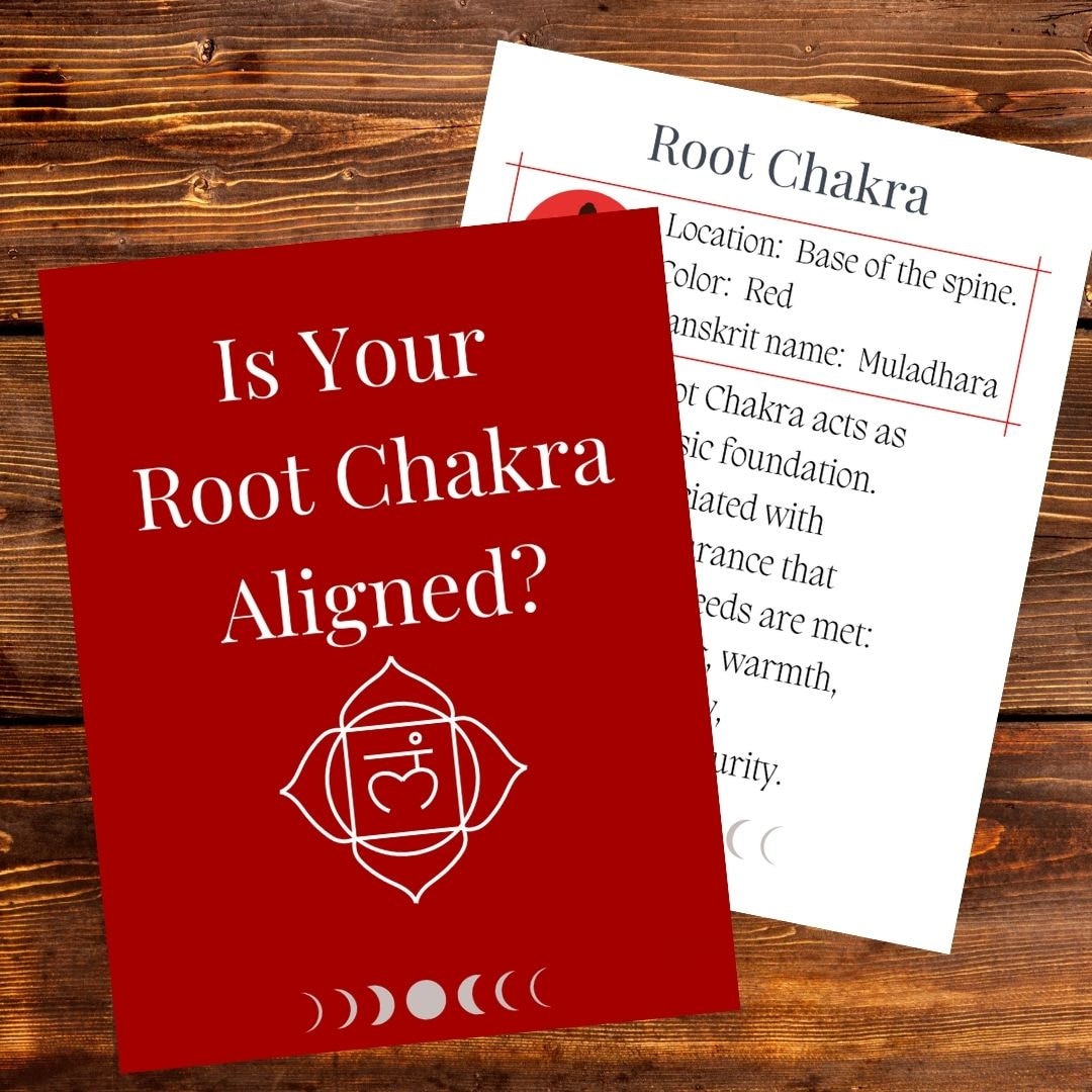 Printable Root Chakra Guide/root Chakra Guide/root Chakra Healing ...