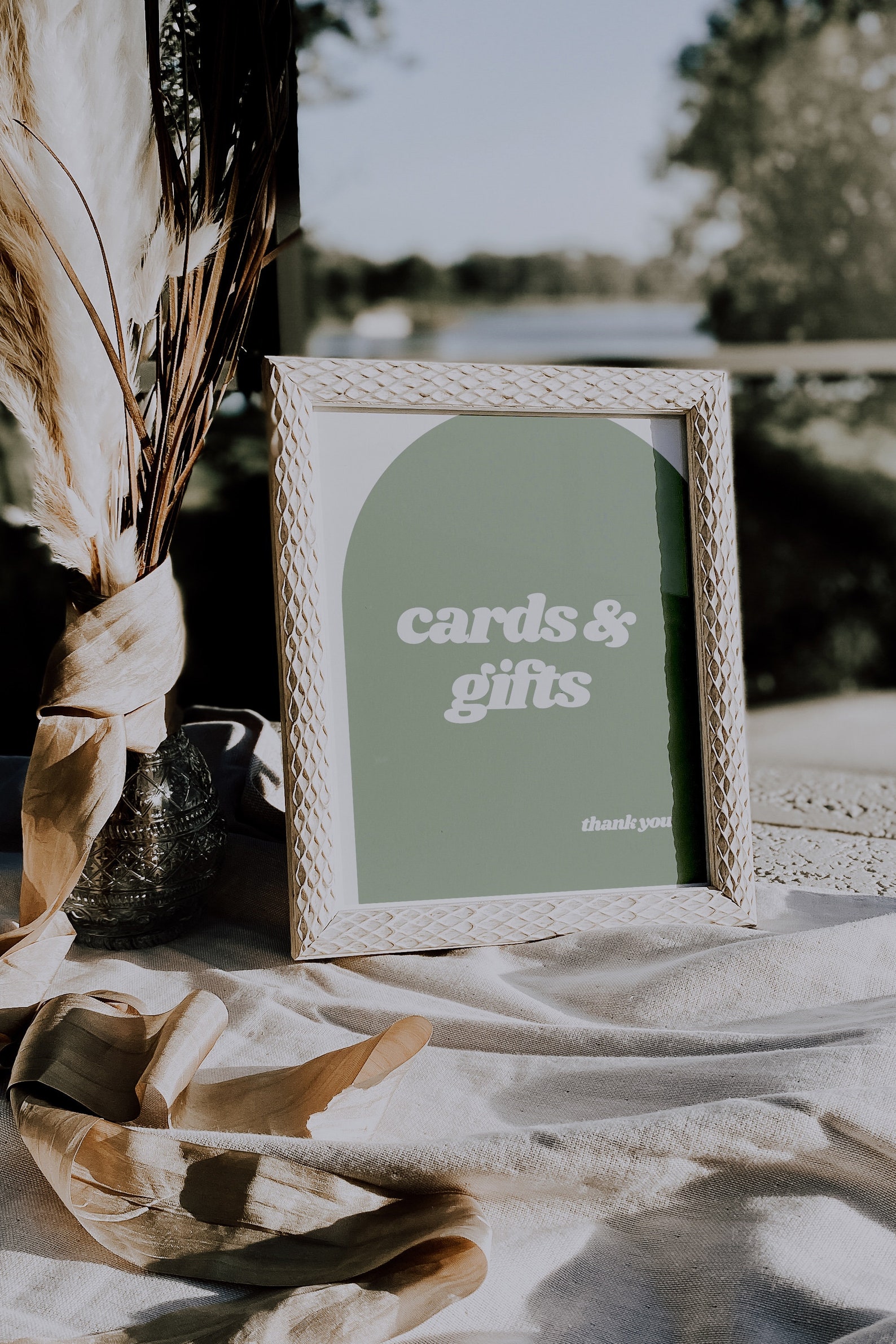 Arch Cards and Gifts Sign / Customizable Boho Wedding Cards and Gifts ...