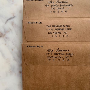 Hand-addressed Envelopes | Handwritten Envelopes | Handwritten Envelope ...