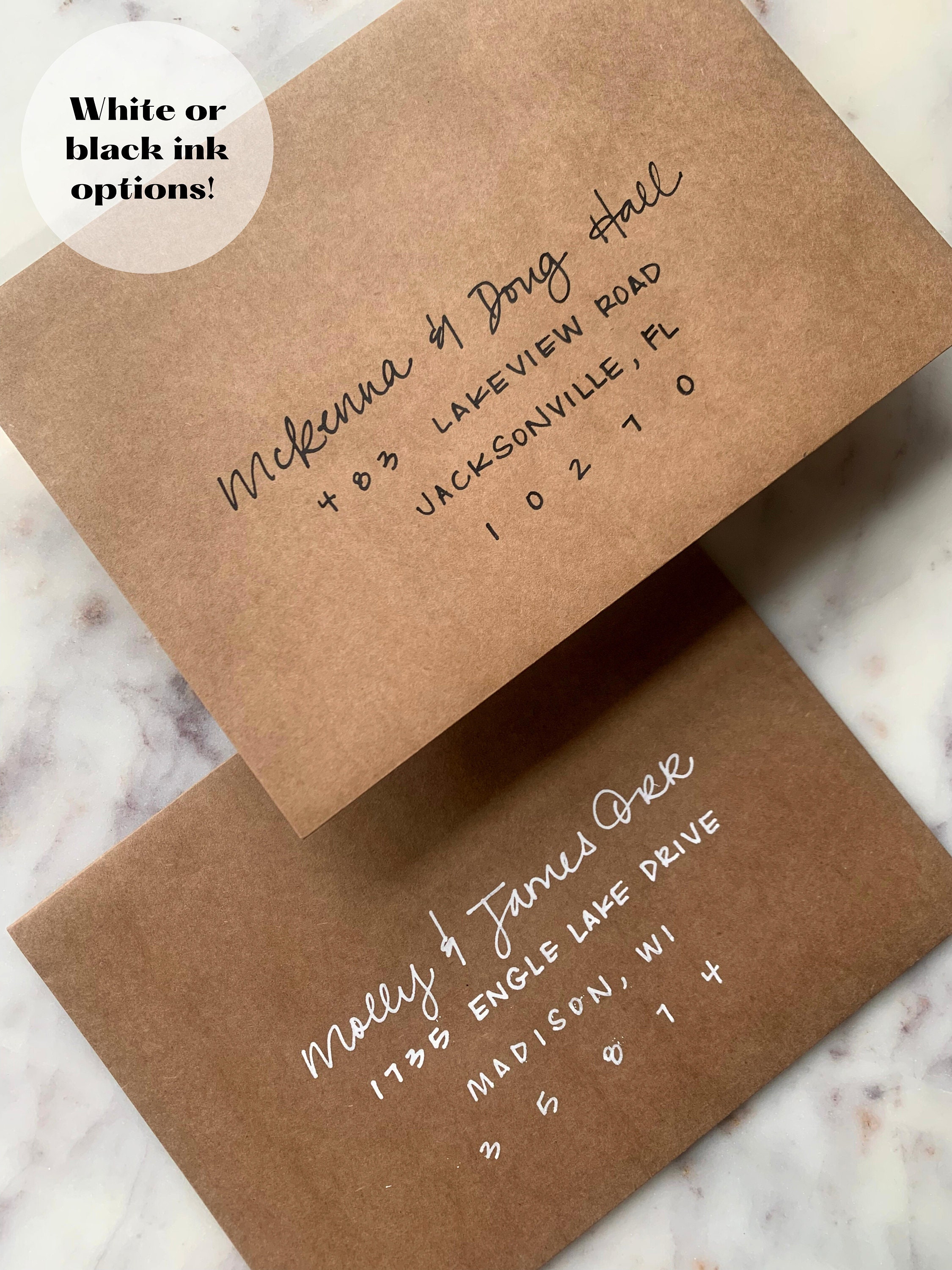 Hand-addressed Envelopes | Handwritten Envelopes | Handwritten Envelope ...