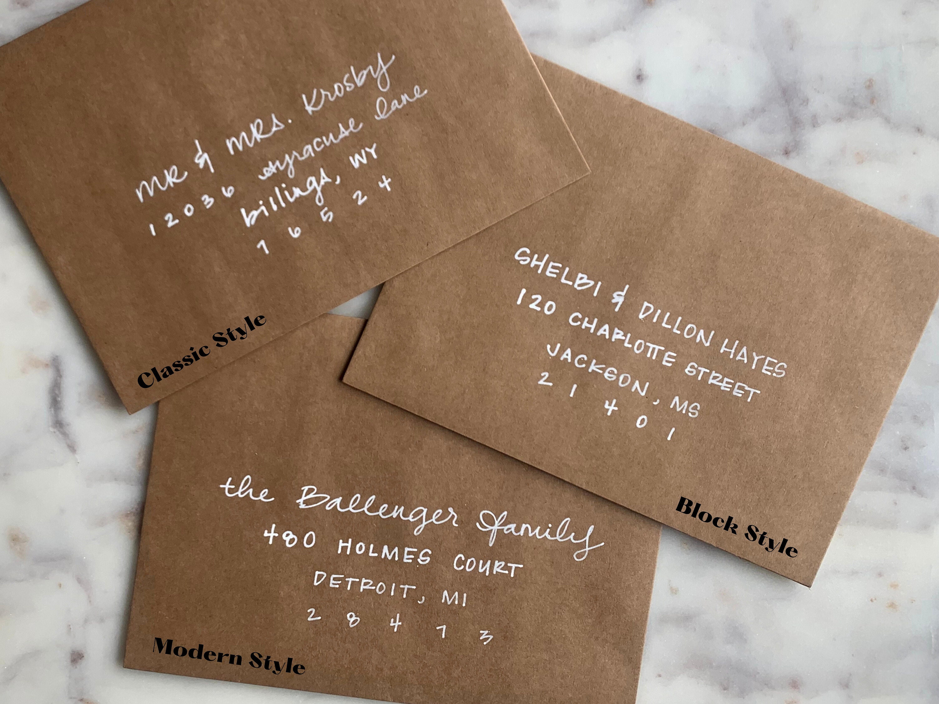 Hand-addressed Envelopes | Handwritten Envelopes | Handwritten Envelope ...