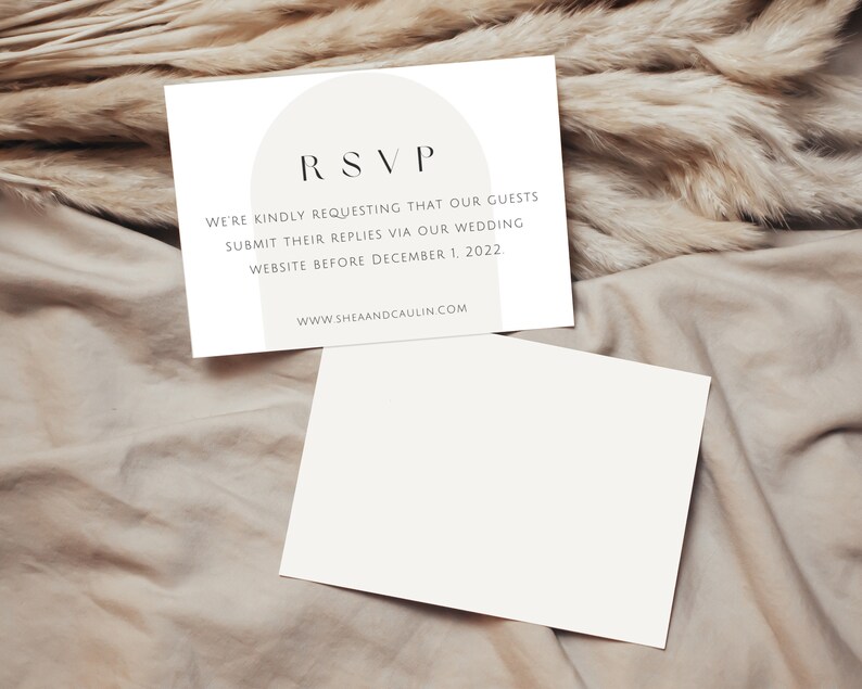 Wedding RSVP Card Template Wedding Invitation Wedding Invites Wedding ...