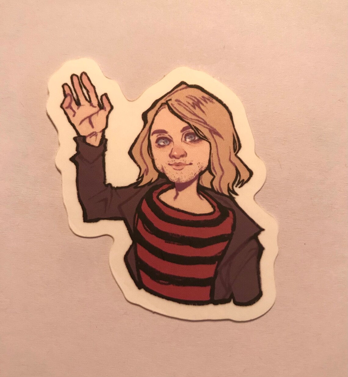 Kurt Cobain Sticker/ Nirvana Sticker/ Computer Sticker - Etsy