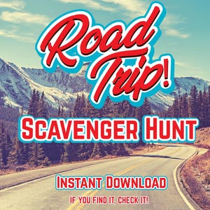 Summer Road Trip Scavenger Hunt - Etsy